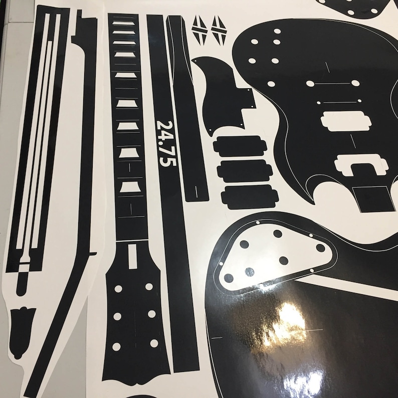 60s SG Guitar Routing Template. Everything Needed to Build a - Etsy Canada