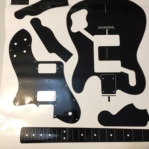 Telecaster Deluxe Template for Guitar Making. 72 Telecaster Body and ...