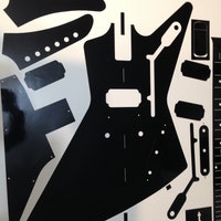 Gibson Explorer Luthier Plans, PDF, Blueprint, Guitar Build - Etsy