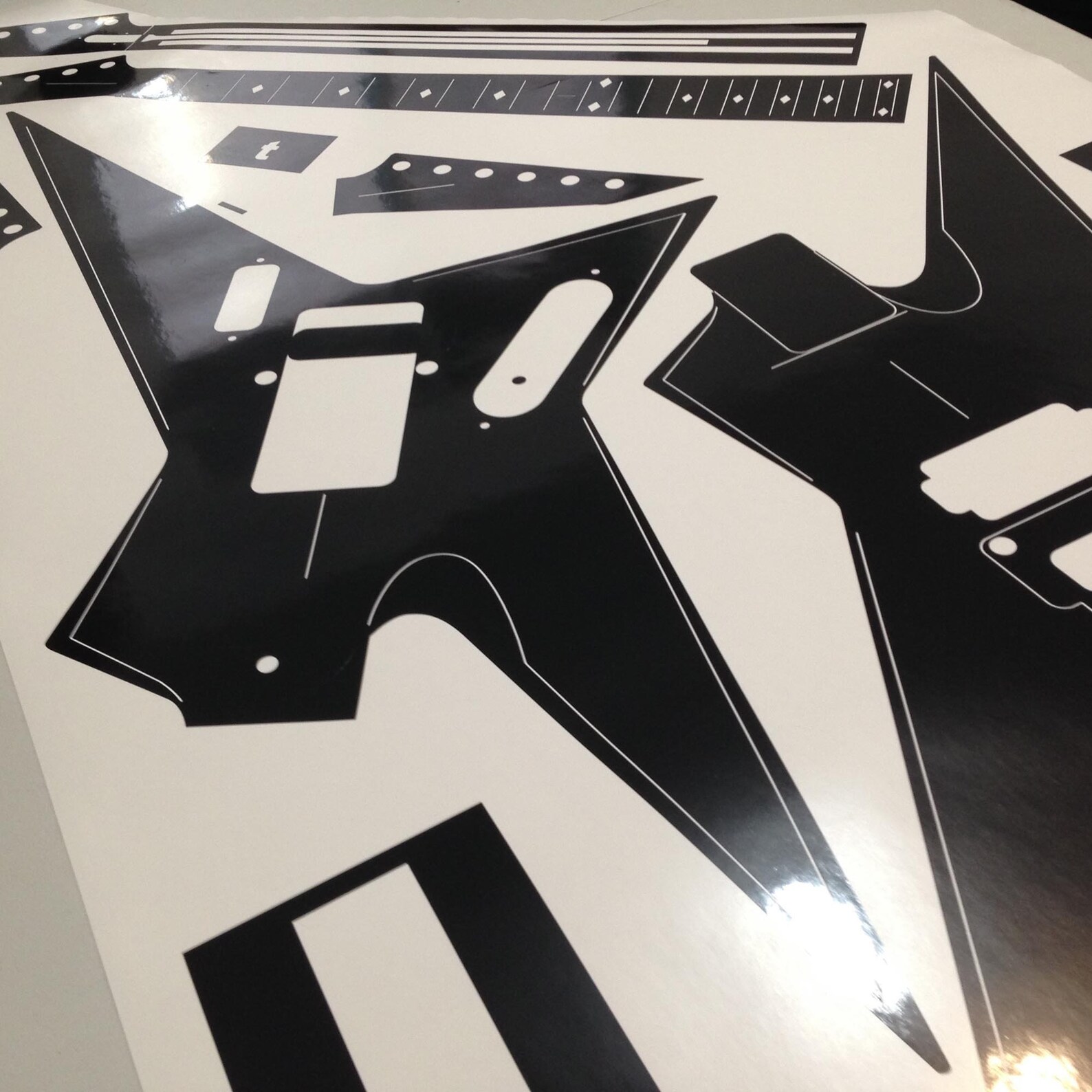 Metal Star Guitar Routing Template. ESP Style Guitar Routing - Etsy Canada