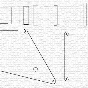 Mary Posa Guitar Cnc Digital Plans. 3 Files Types for Guitar Building ...