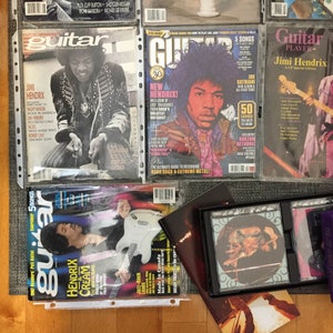 Jimi Hendrix Guitar Collection. 9 Vintage Guitar Mags From 80 and 90s ...