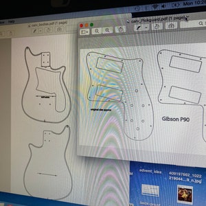 1970s Carvin Ss65 Digital Guitar Plans. 3 Files Types for Cnc Guitar ...