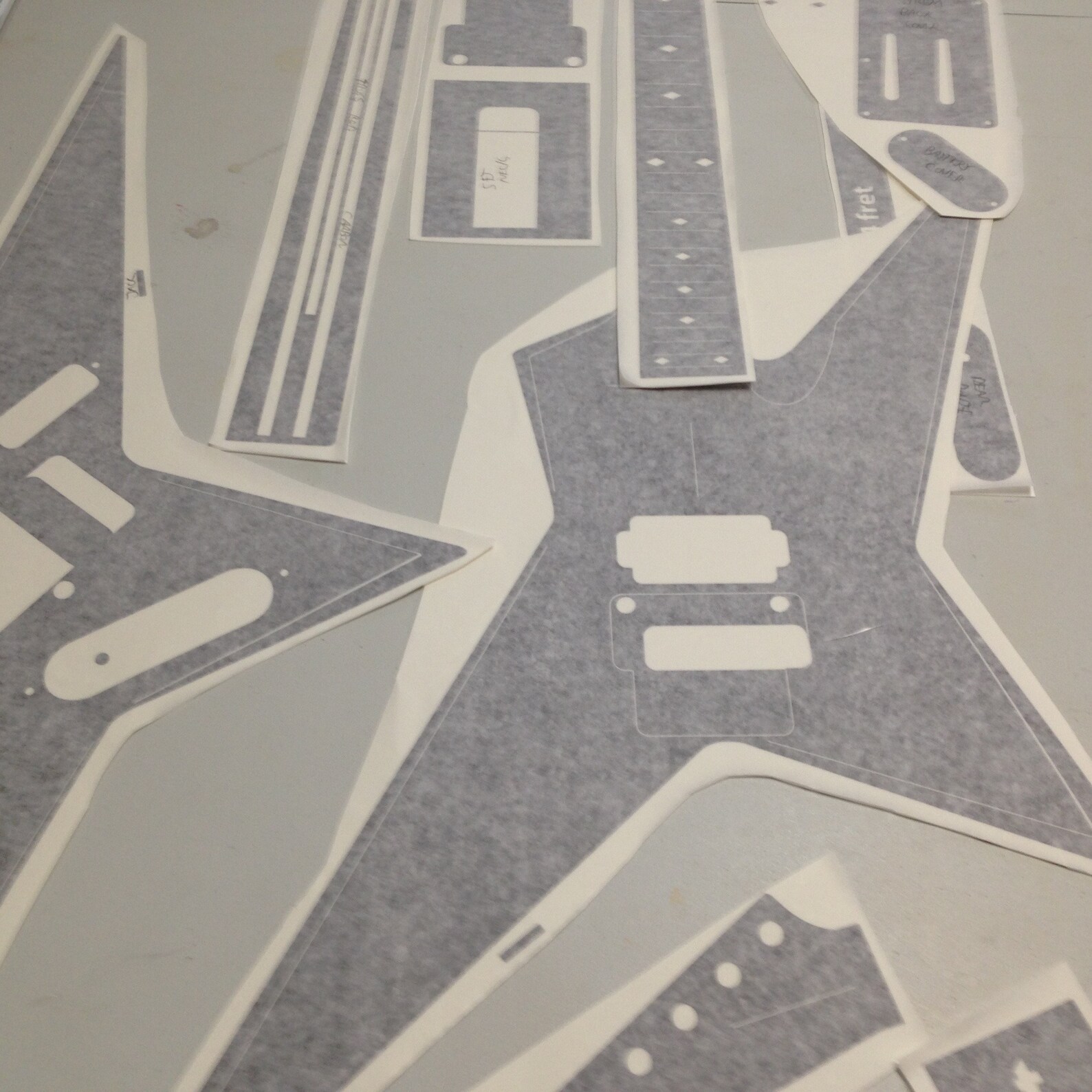 Metal Star Guitar Routing Template. ESP Style Guitar Routing - Etsy Canada