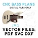 Jaguar Bass CNC Plans, Guitar Body and Neck (pdf, Svg, Dxf) - Etsy