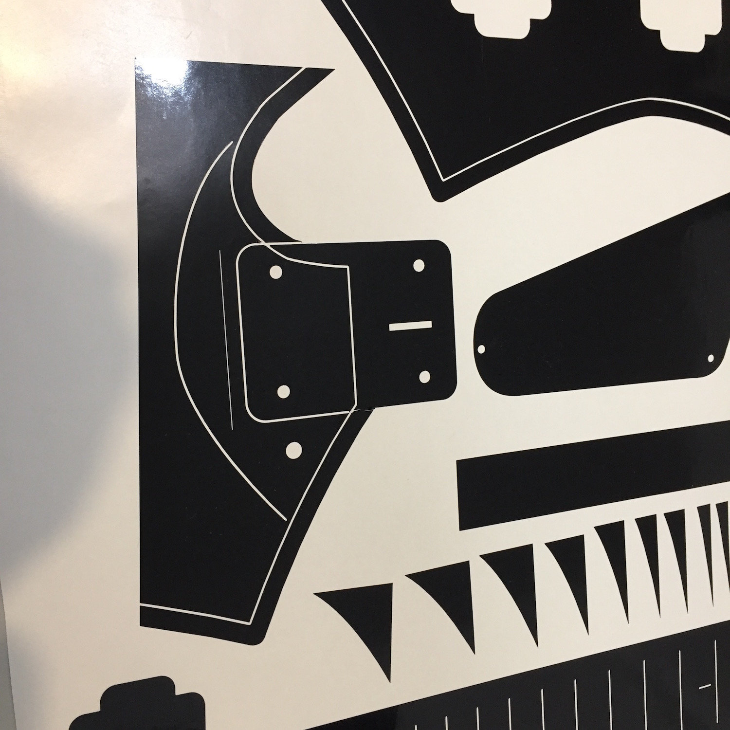 Kelly Guitar Shape Routing Template. Vinyl Sticker for Guitar - Etsy Canada