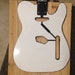 Telecaster Routing Template for Guitar Making. 1952 Telecaster Body ...