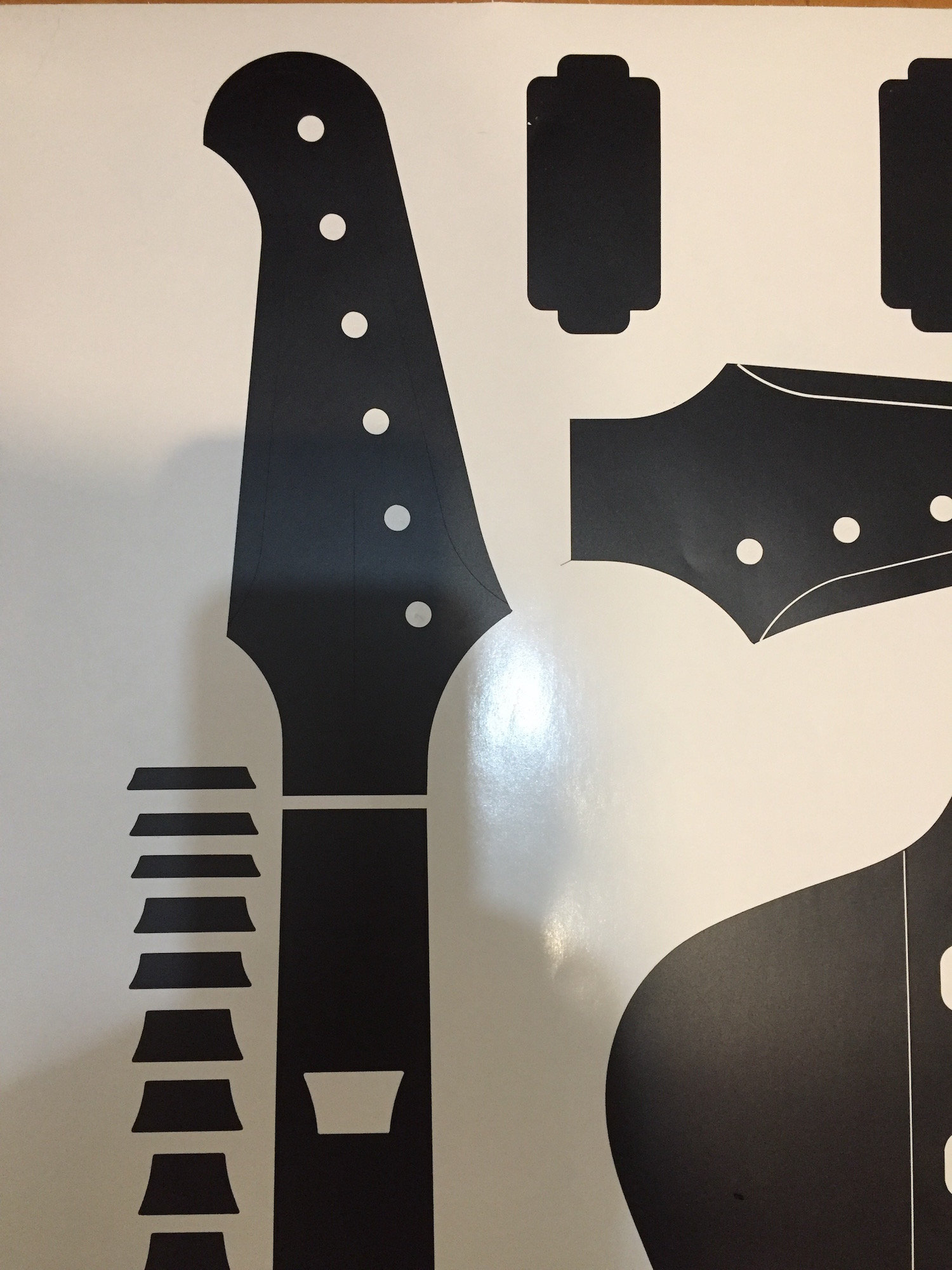 Reverse Firebird Guitar Routing Template Mid Sixties Style - Etsy Canada