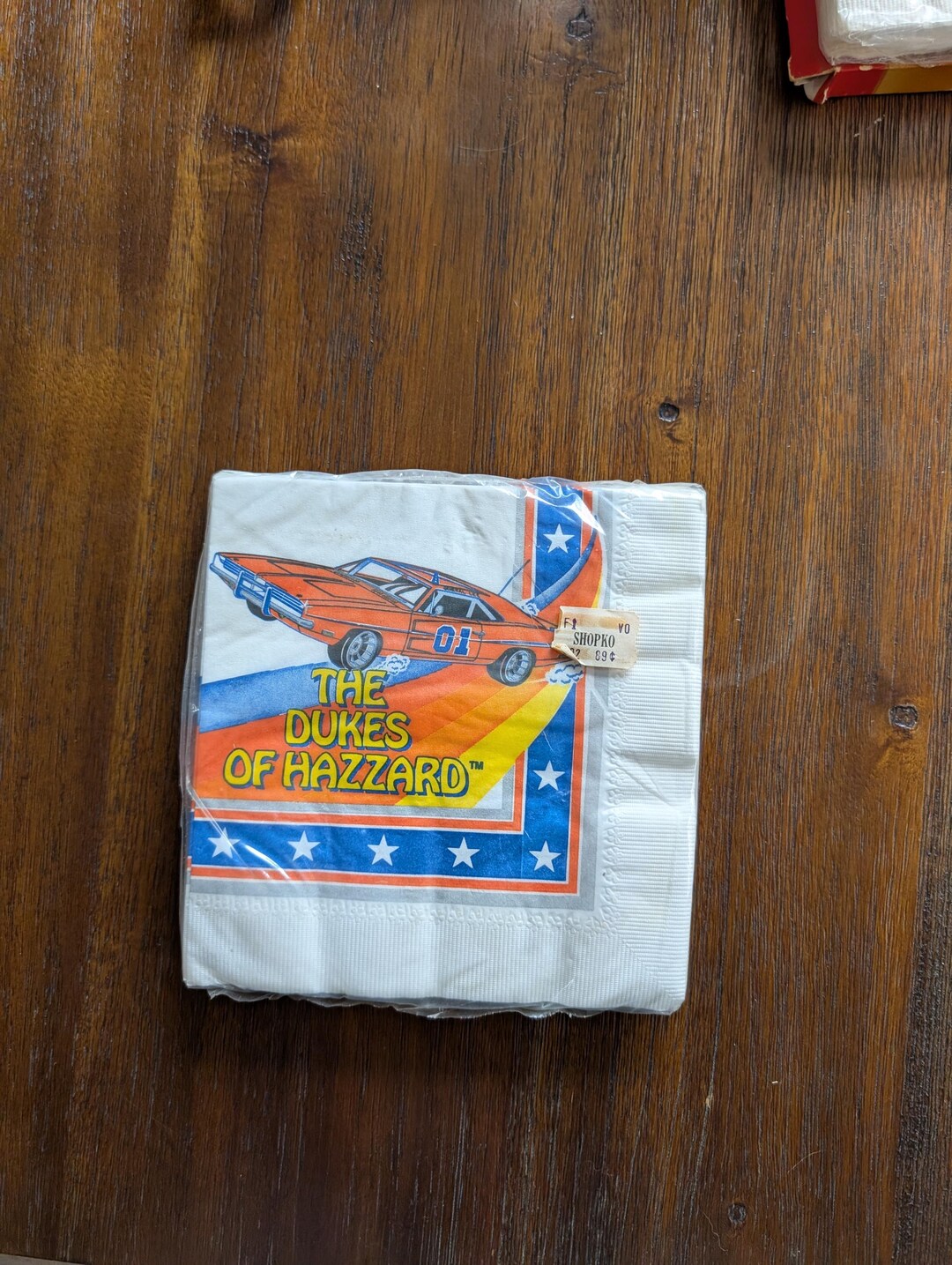 Vintage 1981 Dukes of Hazard Party Napkins - Etsy