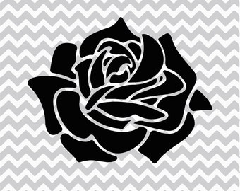 Rose car decal | Etsy