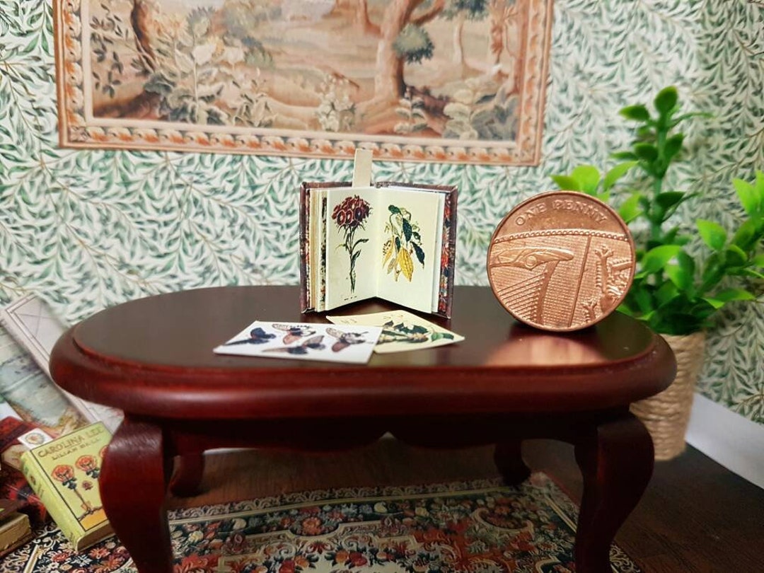 British Flowers .A Victorian Inspired Botany Book With Illustrated ...