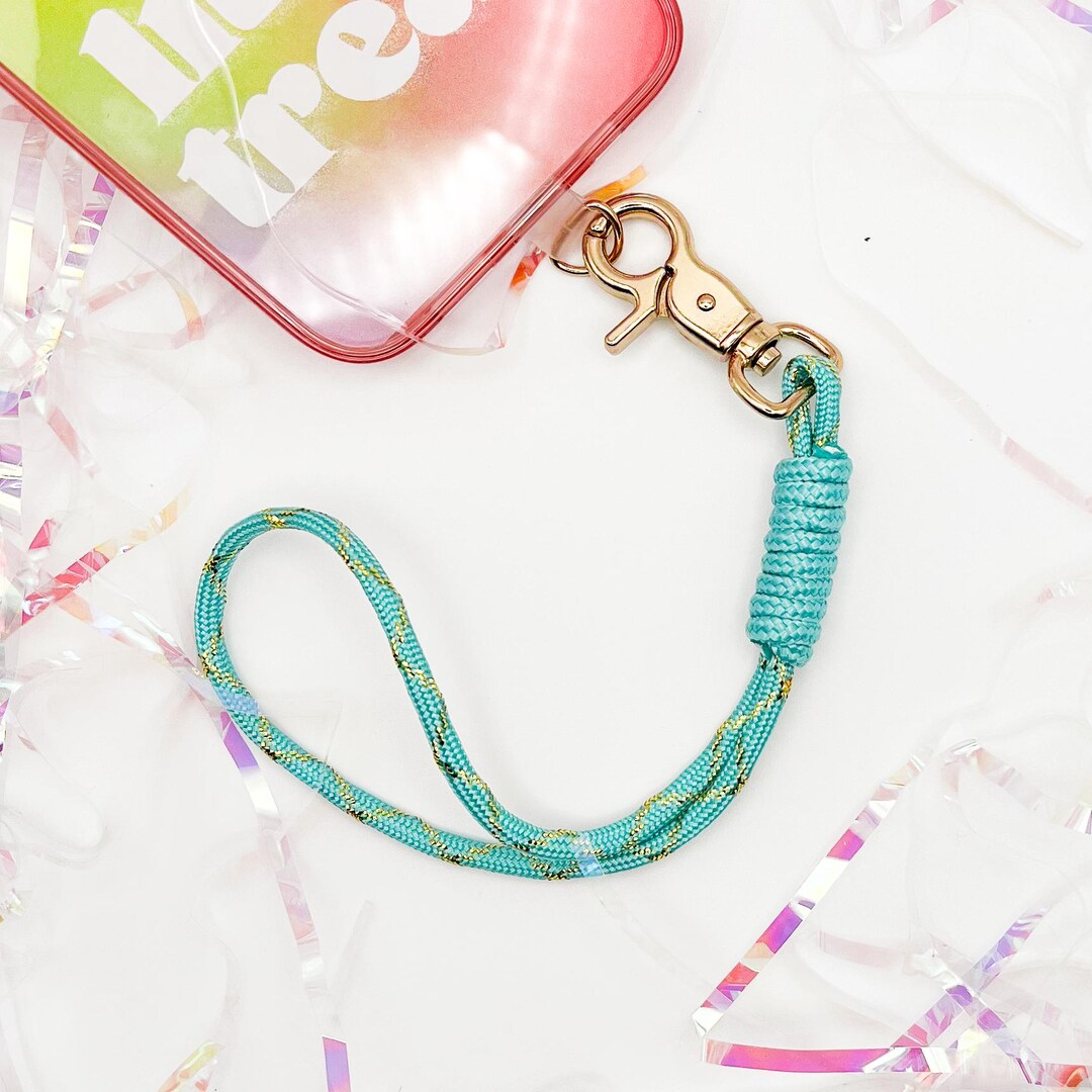 Wrist Stap in ROYAL TURQUOISE | Paracord Phone Bracelet | Handsfree ...