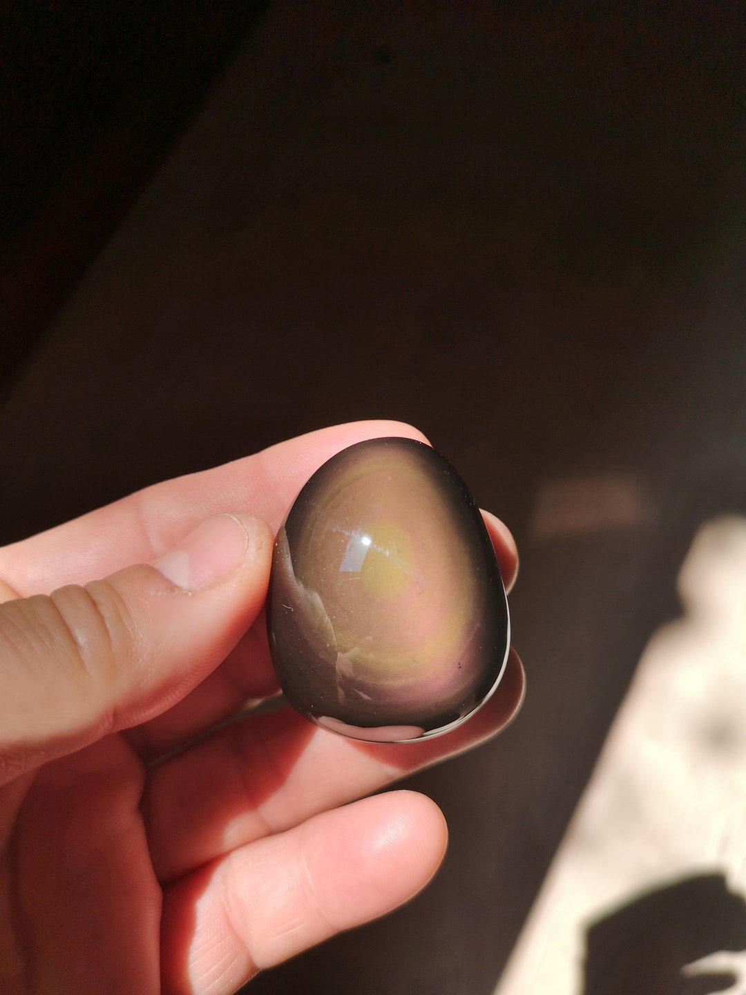 Double-sided Celestial Eye Obsidian Pebble 7 - Etsy