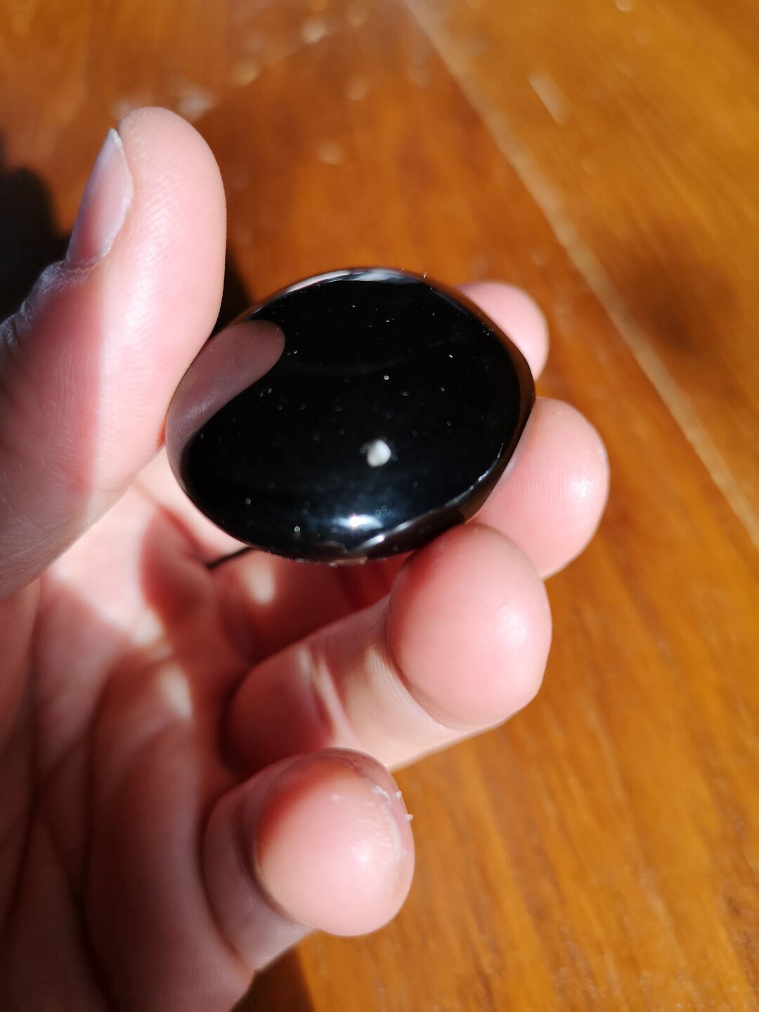 Heavenly Eye Obsidian Pebble Downgraded 2 - Etsy UK