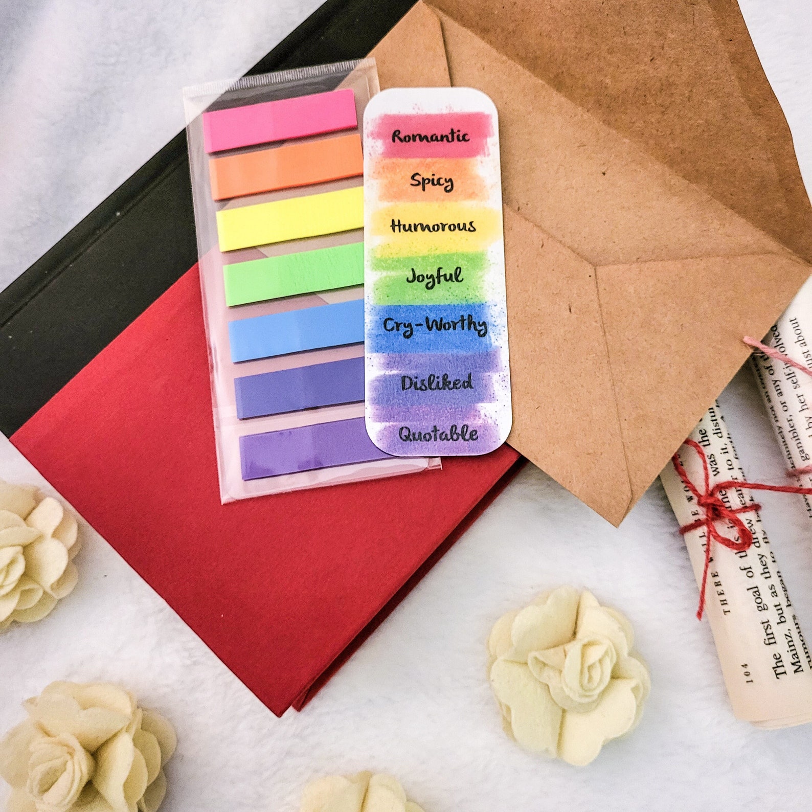 Annotation Tabs Color Key Bookmark - Etsy