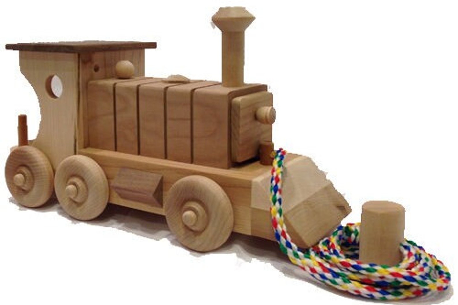 Wooden Toy Work Train - Etsy
