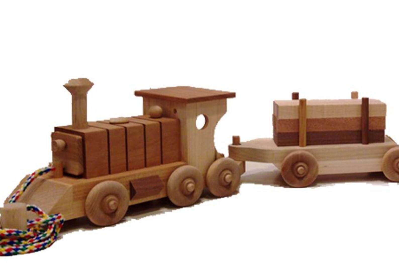 Wooden Toy Work Train - Etsy