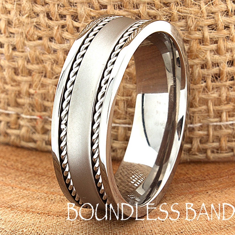 Titanium Couple Ring - Etsy