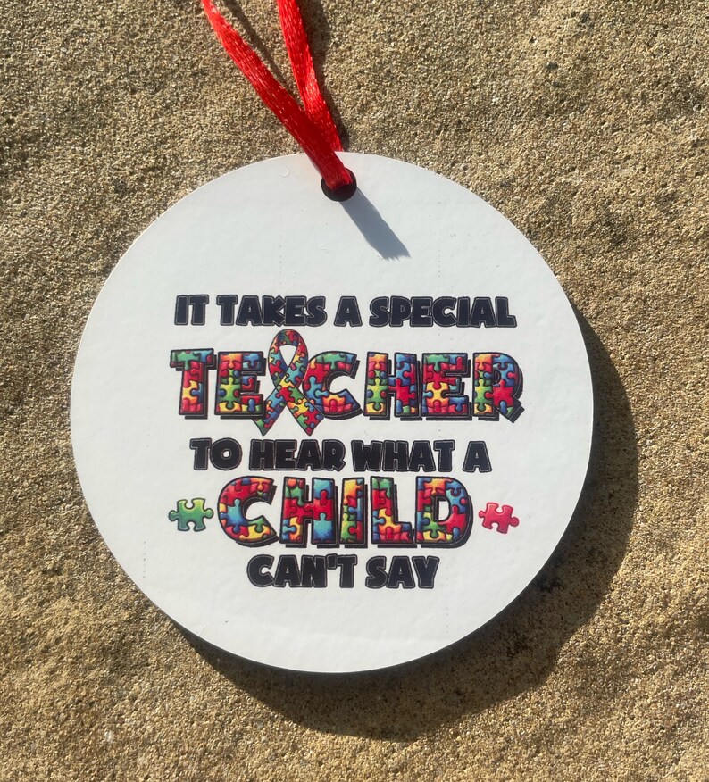 Autism Awareness, Thank You Autism Gift, Autism Support, End of Term ...