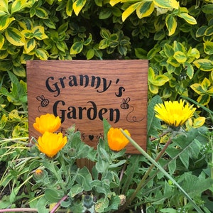 Custom Design Garden Sign, Create Your Own Sign for the Garden, Planter ...