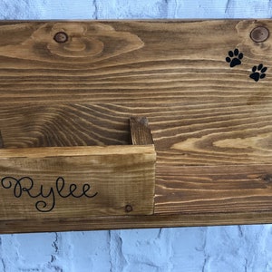 Personalised Pet Storage Box, Personalised Dog Lead Hook Hanger, New ...