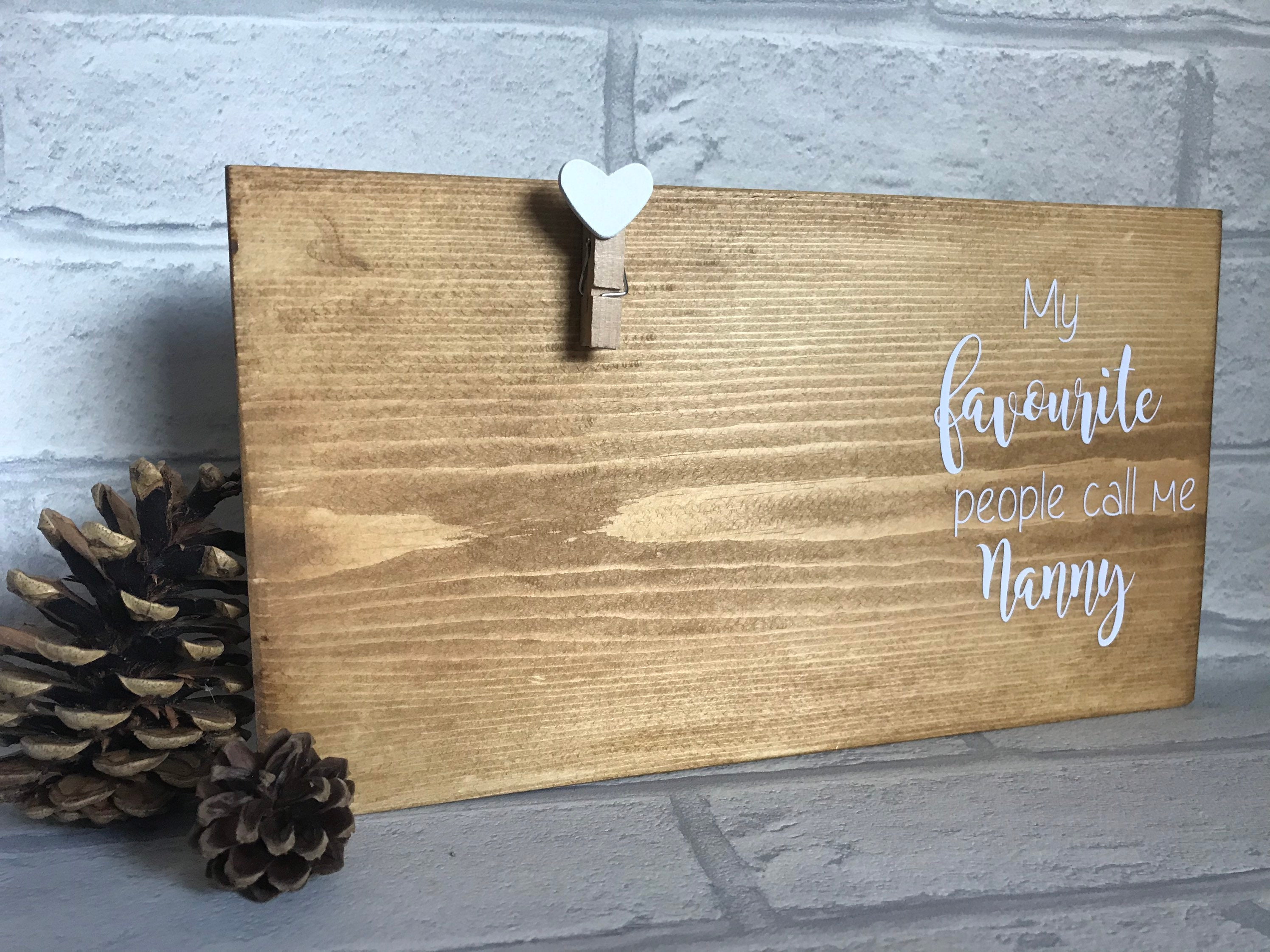 Photo Peg Board Display My Favourite People Call Me - Etsy