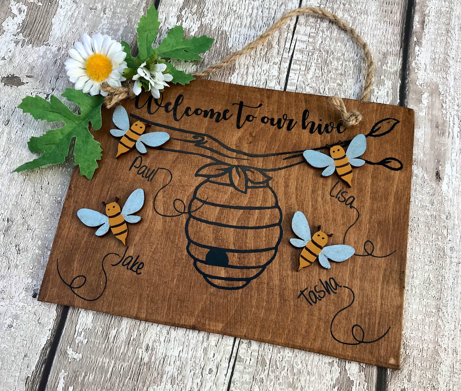 Honeybee Family Tree Stem