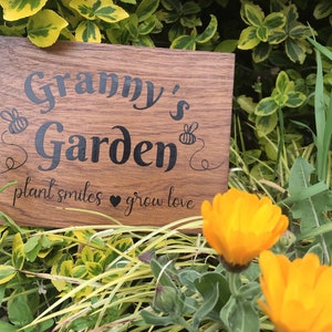 Custom Design Garden Sign, Create Your Own Sign for the Garden, Planter ...