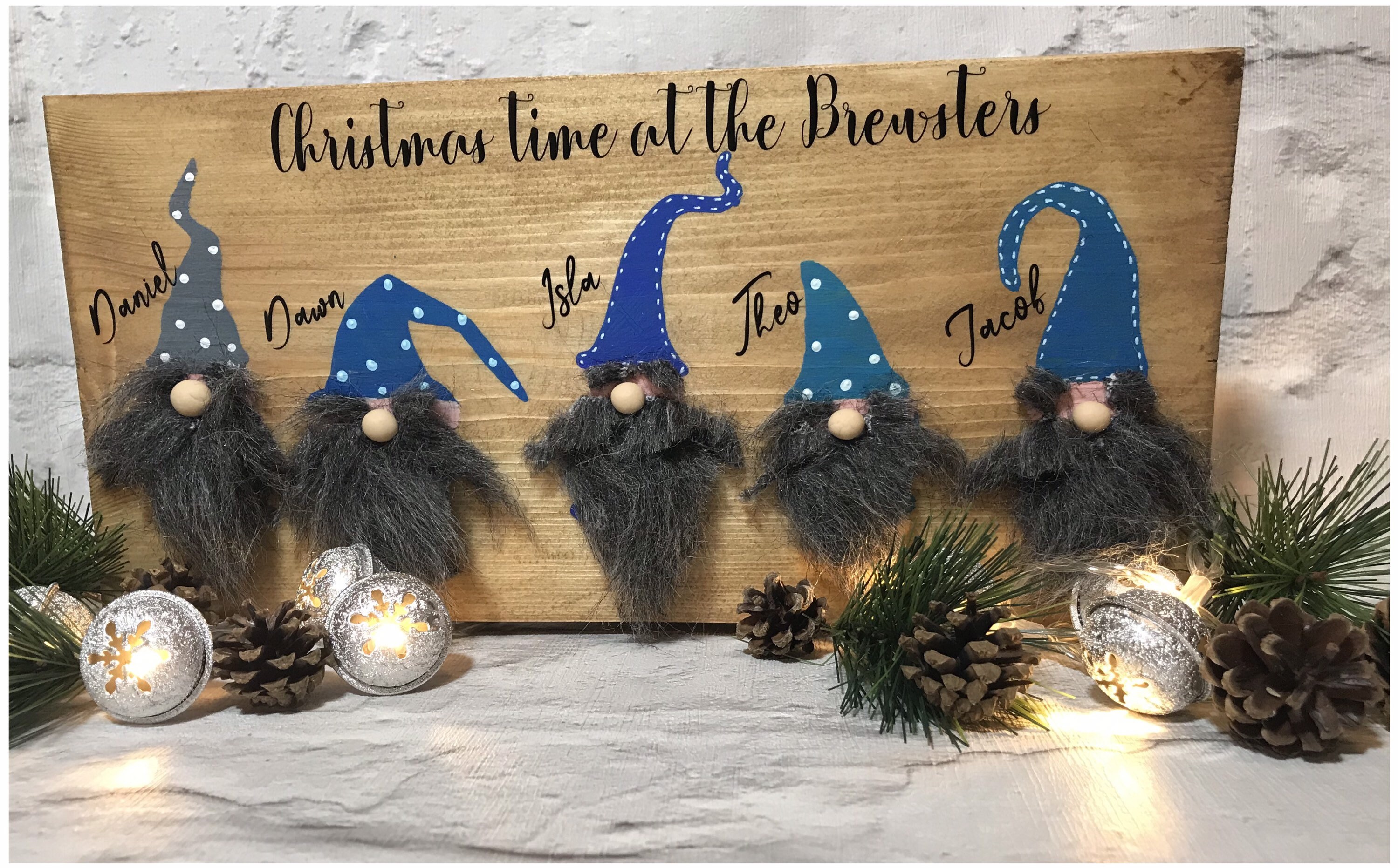 Christmas Gonks My Gonk Family Gonk Family Tree Gnome Sign - Etsy Ireland
