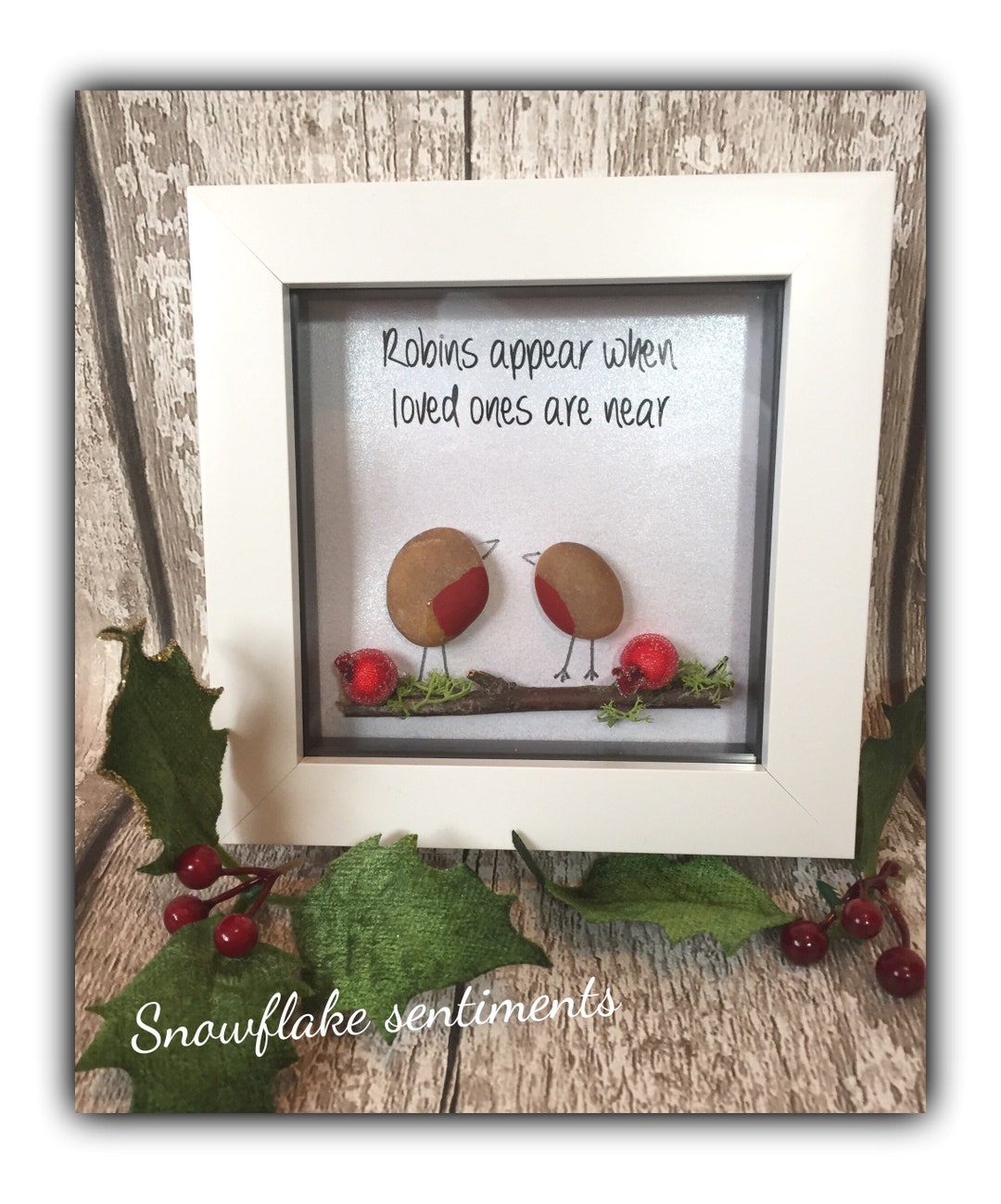 Robins Appear When Angels Are Near, Memory Frame, Robin Picture - Etsy UK
