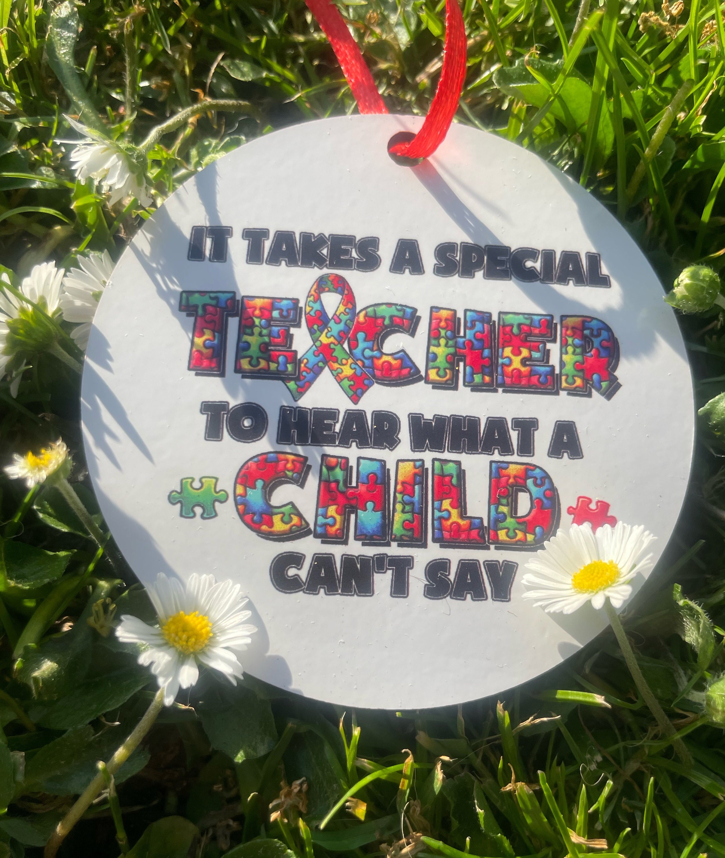 Autism Awareness, Thank You Autism Gift, Autism Support, End of Term ...