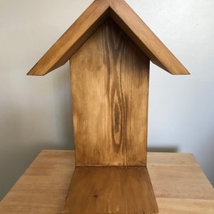 Handcrafted Wooden Triangle Book Saver and Stand, Book Store, Book ...