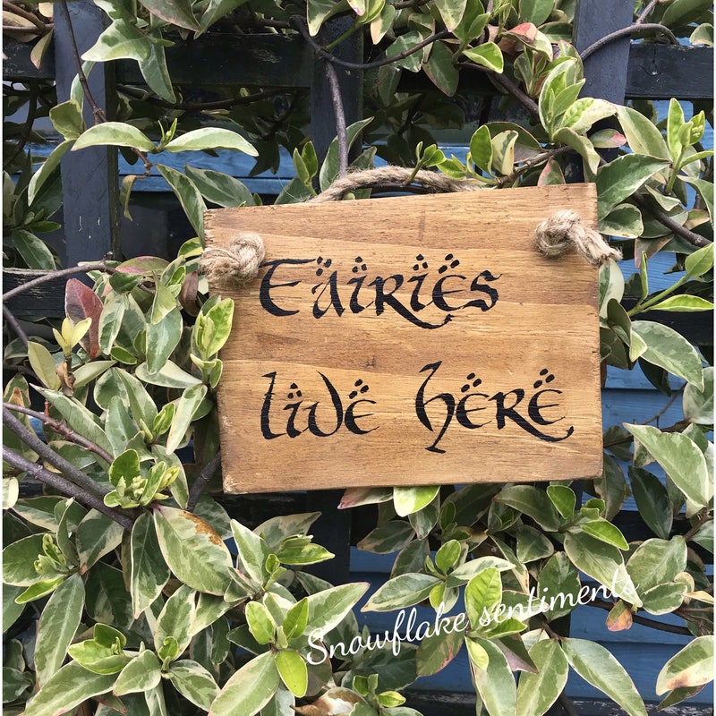 Fairy Garden Sign - Etsy