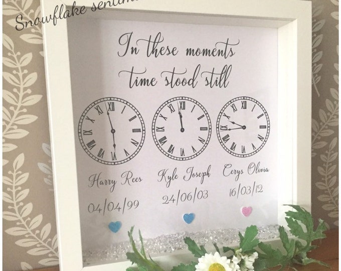 In These Moments Time Stood Still, Birth Time Clocks, Birth Detail ...