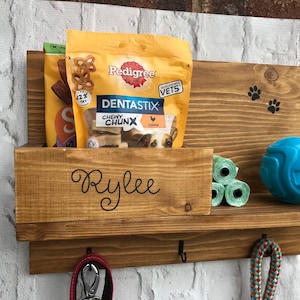 Personalised Pet Storage Box, Personalised Dog Lead Hook Hanger, New ...