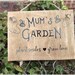Mums Garden Sign Rustic Garden Signs Yard Decor Plant Pot - Etsy