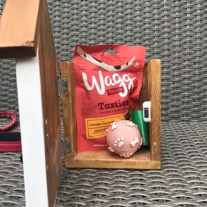 Dog Lead Hanger, Pet Storage Box, Puppy Gift, Treat Storage ...