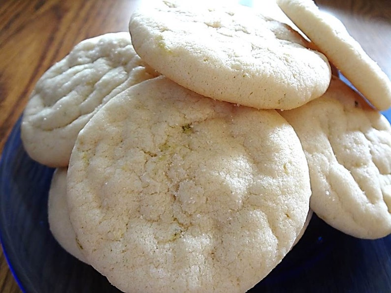 Homemade Refreshing Lime Sugar Cookies (2 Dozen) - Etsy