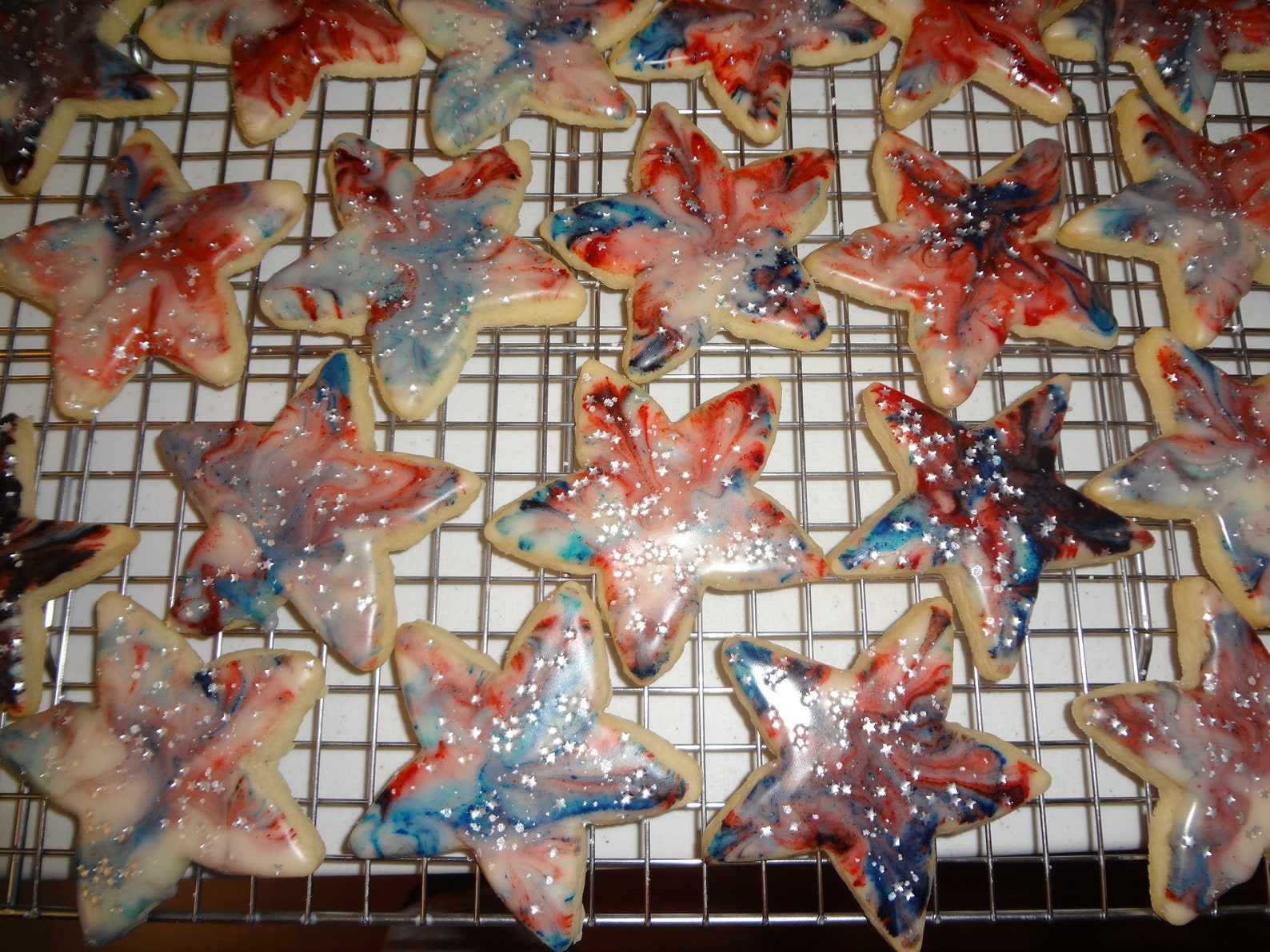 Festive Homemade Two Color Marbled Sugar Cookies With Choices - Etsy