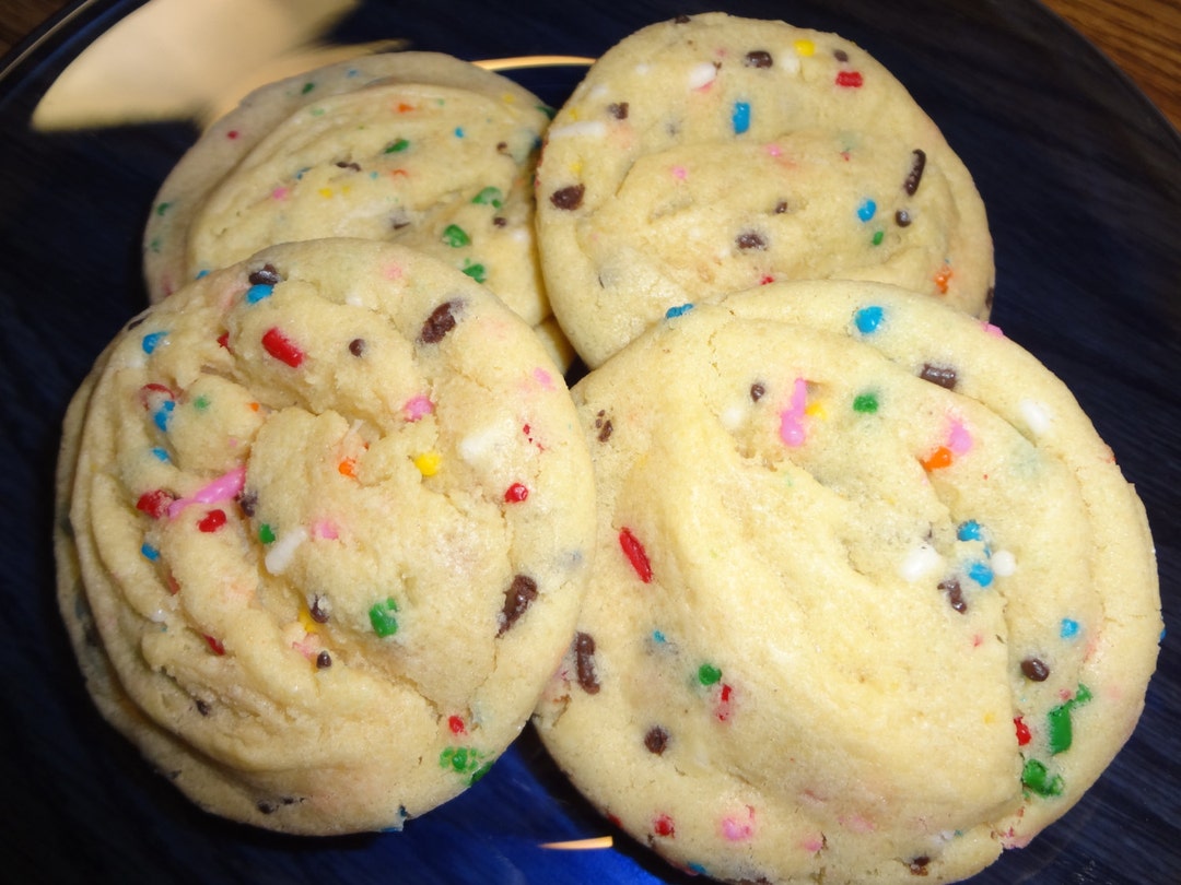 Super Soft Homemade Sprinkle Vanilla Pudding Cookies (2 Dozen) - Etsy