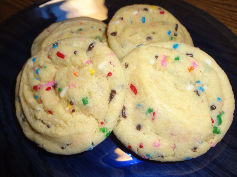 Super Soft Homemade Sprinkle Vanilla Pudding Cookies (2 Dozen) - Etsy