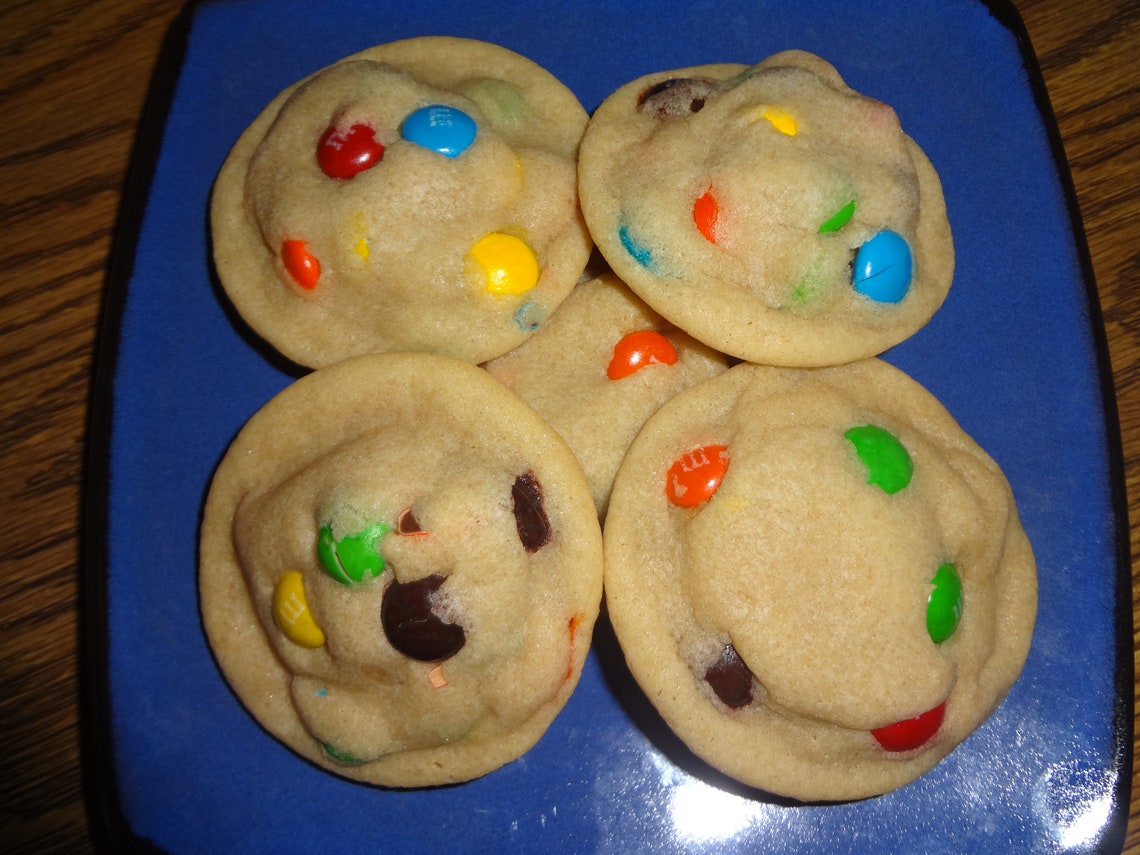 Homemade Soft and Yummy M&M Cookies choice of Flavor 30 - Etsy