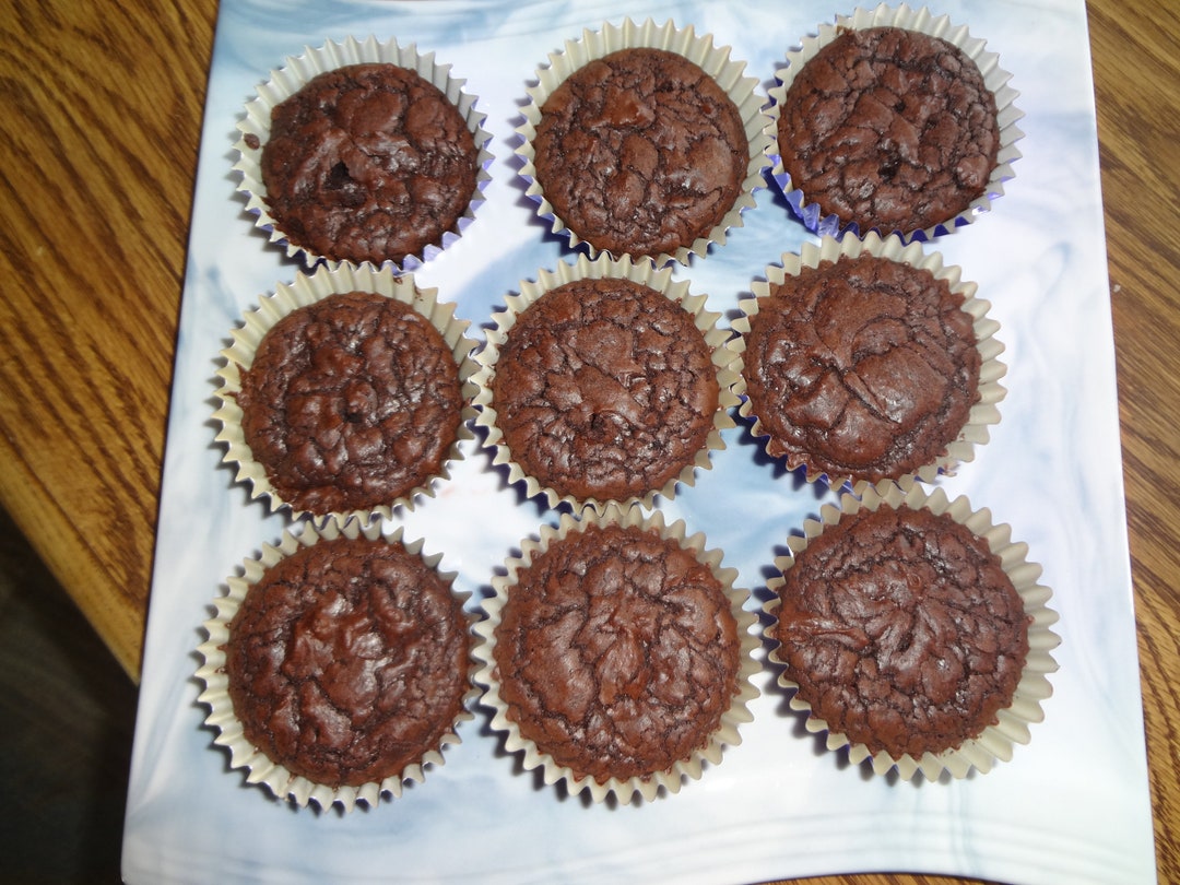 Dark, Rich, Dense and Fudgy Homemade Ultimate Brownie Muffins With ...