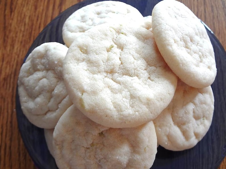 Homemade Refreshing Lime Sugar Cookies (2 Dozen) - Etsy