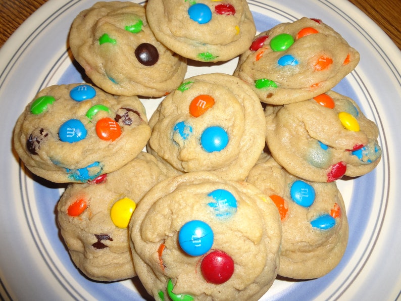 Homemade Soft and Yummy M&M Cookies Choice of Flavor 30 | Etsy