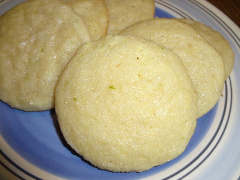 Homemade Lime Tea Cookies (2 Dozen) - Etsy