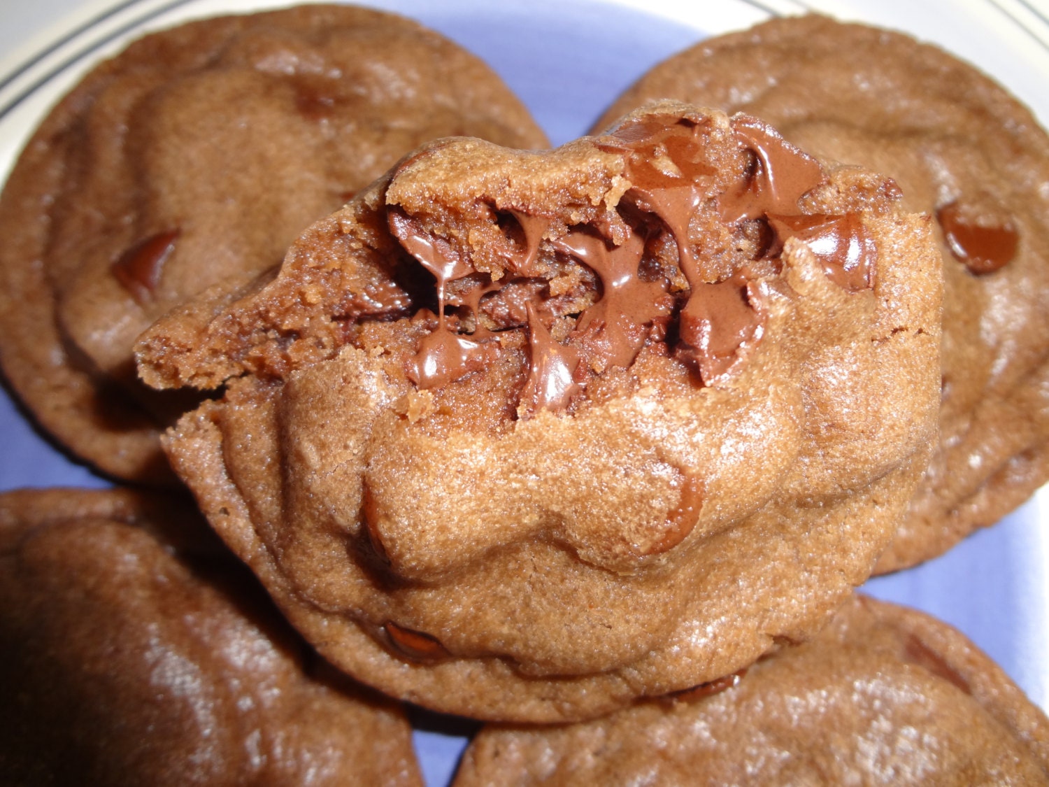 Perfectly Soft & Chewy Homemade Nutella Chocolate Chip Cookies | Etsy