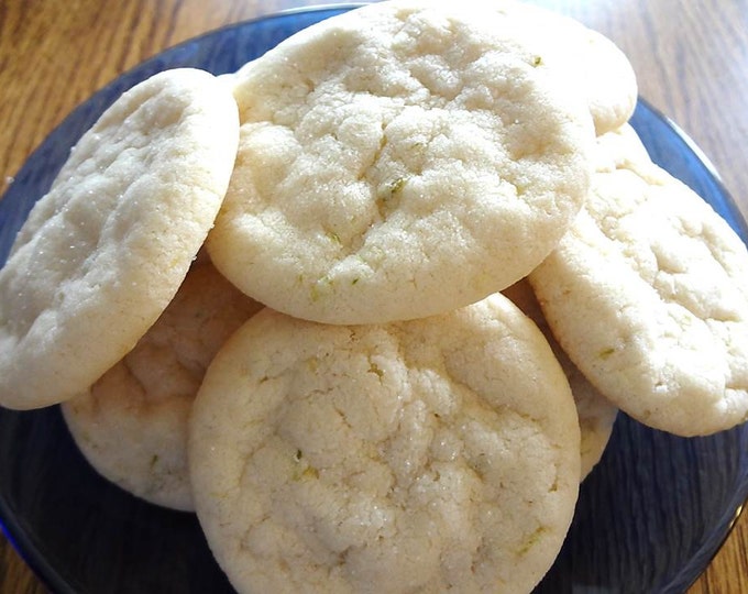 Homemade Refreshing Lime Sugar Cookies 2 Dozen - Etsy
