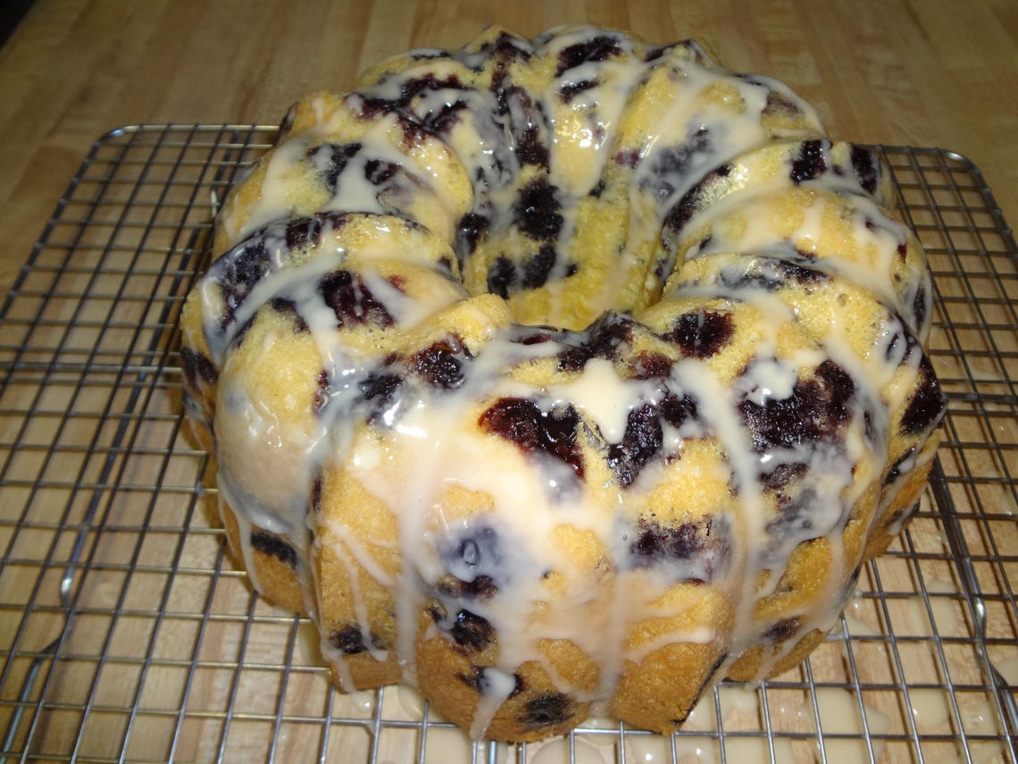 Moist and Flavorful Homemade Fresh Blueberry Cake (12") - Etsy