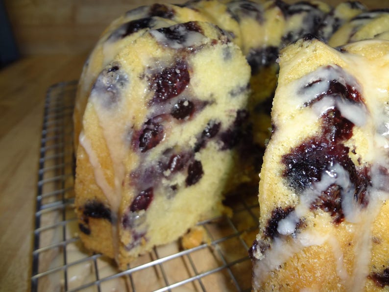 Moist and Flavorful Homemade Fresh Blueberry Cake (12") - Etsy